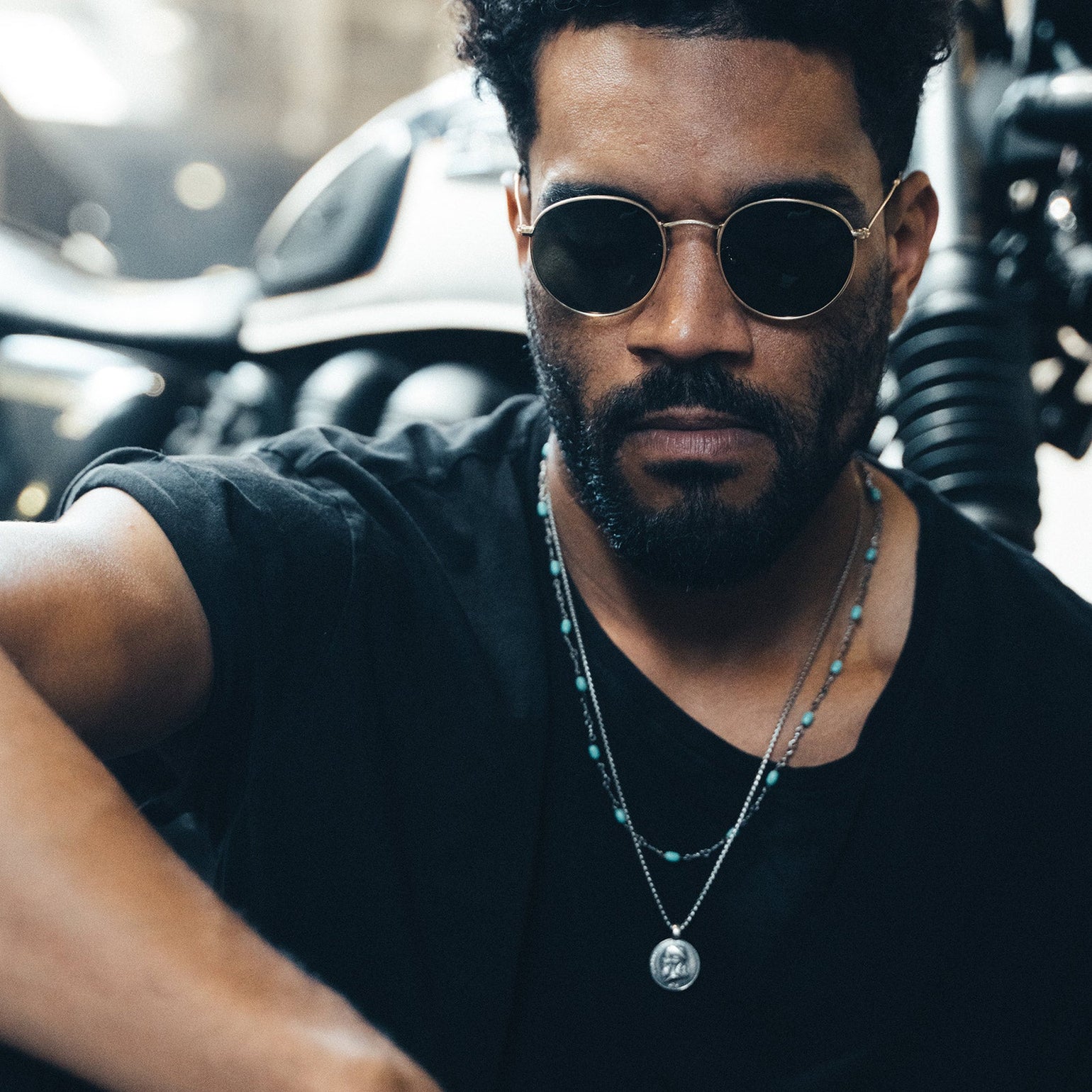 Sterling Silver Turquoise Twisted Cable Chain Necklace – Degs & Sal