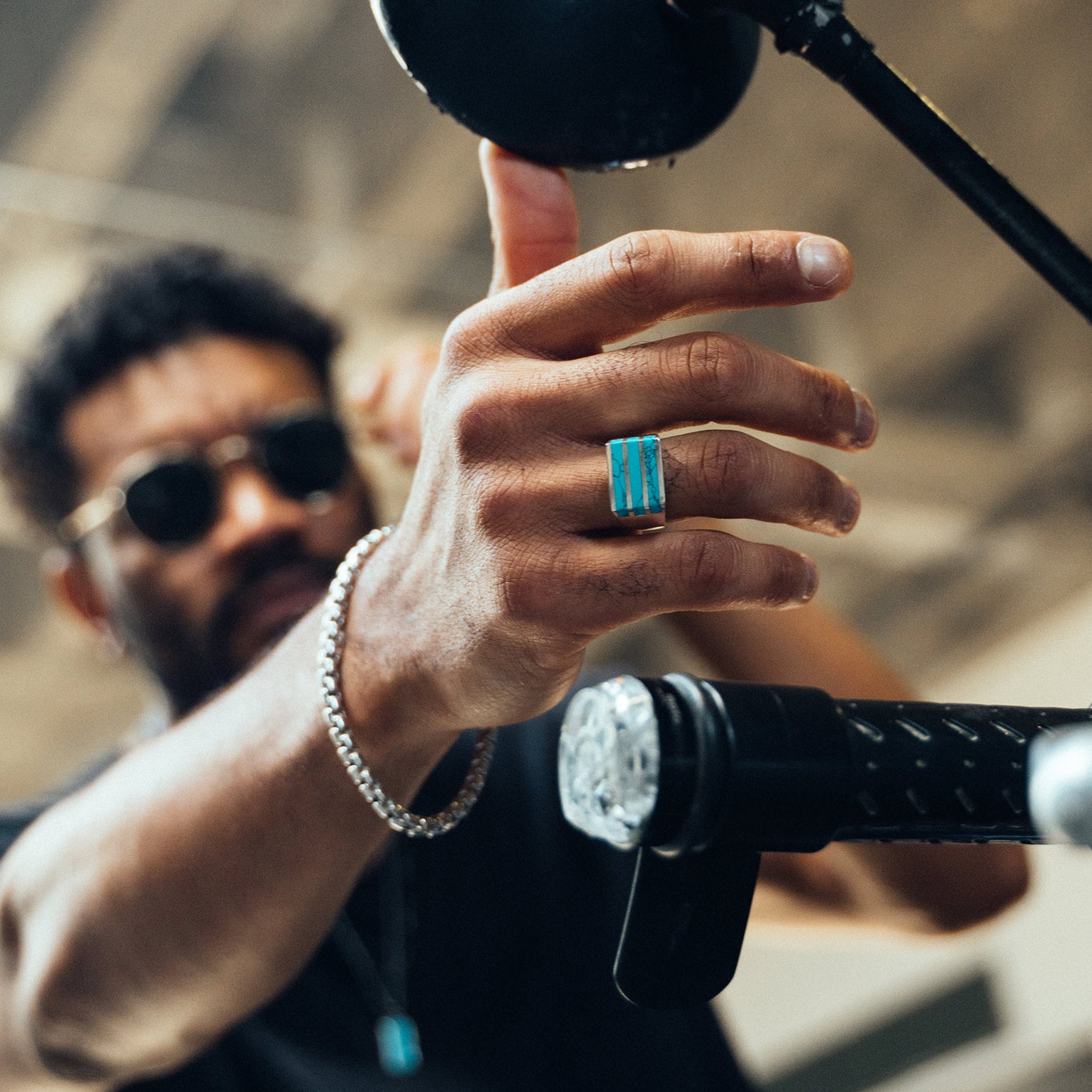 Sterling Silver Elements Ring with Turquoise – Degs & Sal